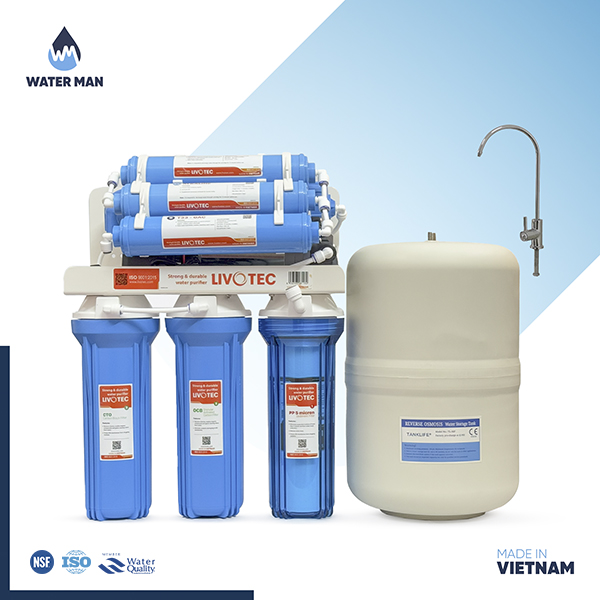 Livotec LTRO-100 (7 Stages 100-GPD) Purifier Price In BD | Water Man