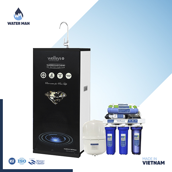 Wellsys Cabinet RO Machine (7 Stages 100-GPD) Price In BD | WaterMan BD