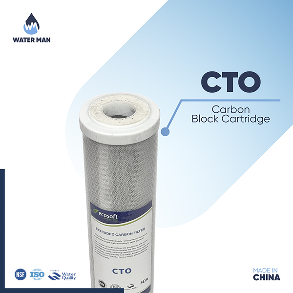 Ecosoft Net Carbon CTO Filter Best Price In BD | WaterMan BD