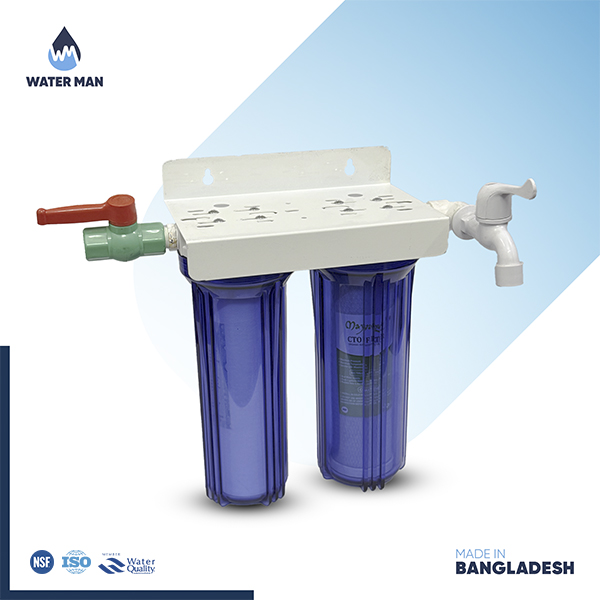 2 Stages Iron Removal Filter With Tap Price In BD | WaterMan BD